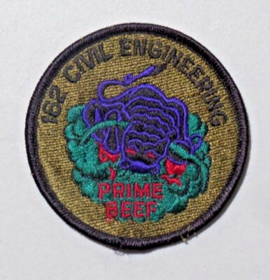 U.S. ASAF 162 Civil Engineering PRIME BEEF Patch Tucson Air National ...