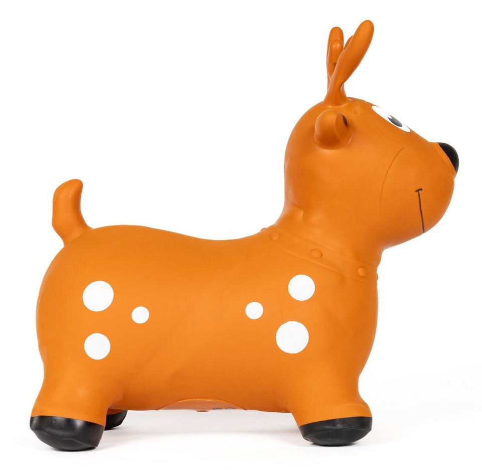 New Curvaso Animal Bouncy Jump Space Hopper Inflatable Kids Ride On ...