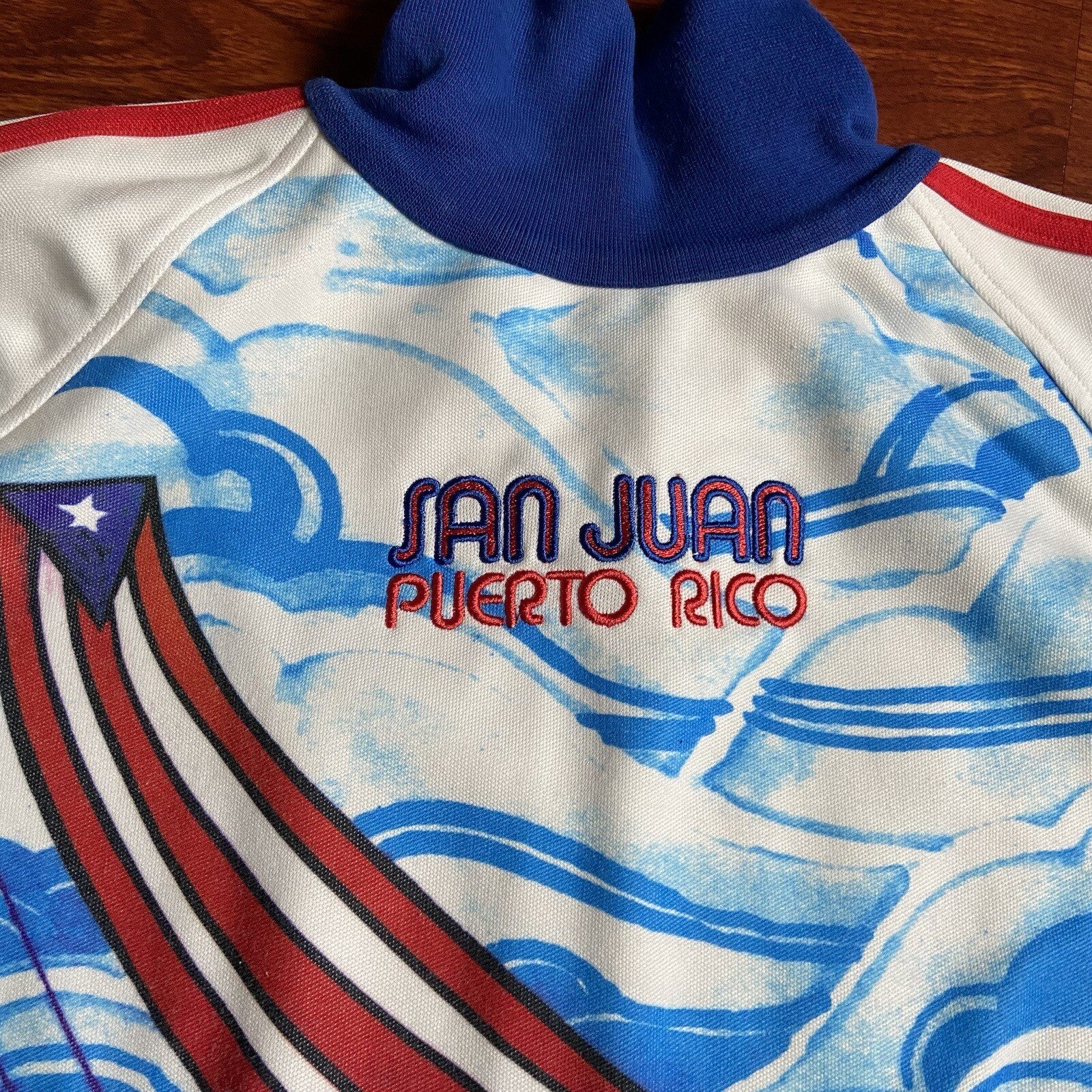 Vintage Adidas San Juan Puerto Rico Track Jacket - Gem