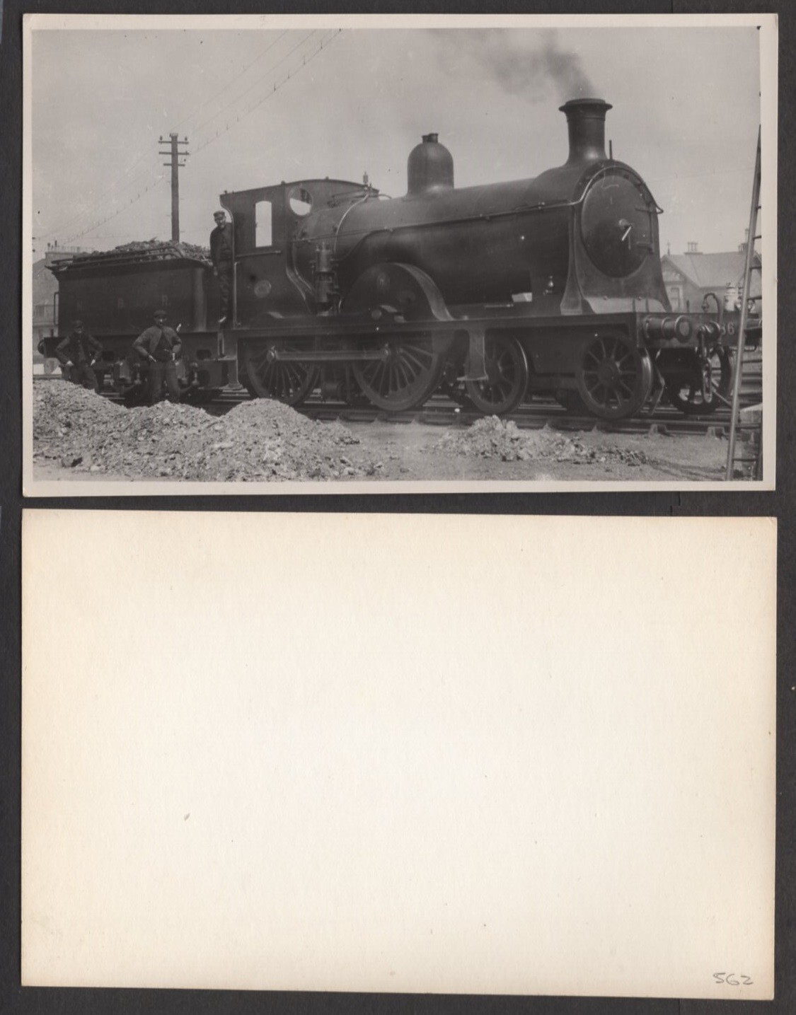 N.B.R. Railroad Train Real Photo Postcard - Locomotive #486 | eBay