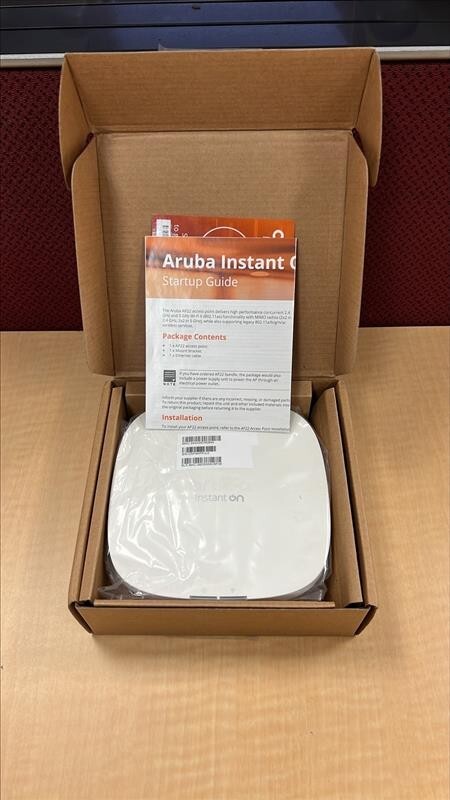 HPE Aruba Instant On AP22 (US) WiFi-6 Access Point PoE (R4W01A) - Open ...