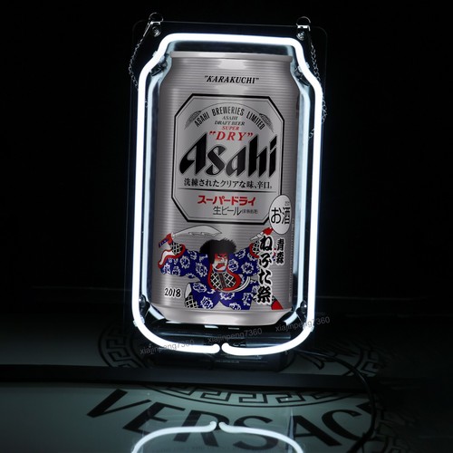 Asahi Beer Can Neon Sign Light Glass Tube Beer Bar Club Wall Decor 13 ...