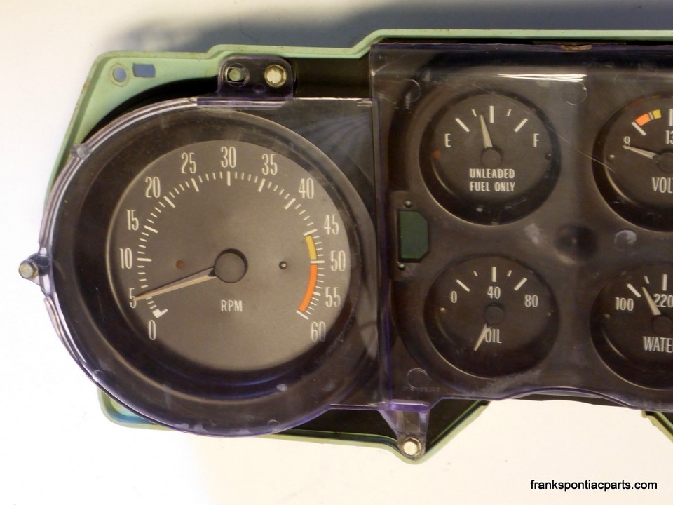 1977 Pontiac Can Am Gauges with Tach Tachometer Grand Am Grand Prix 74 ...