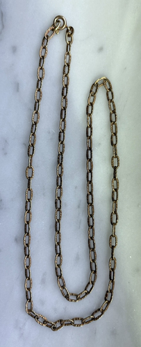 Vintage 585 14K Italy Yellow Gold Chain 20" 10.8 Grams Unique Design | eBay