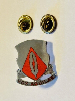 US Military Insignia Pin DUI - 501st Signal Battalion - Vox Aquilae | eBay