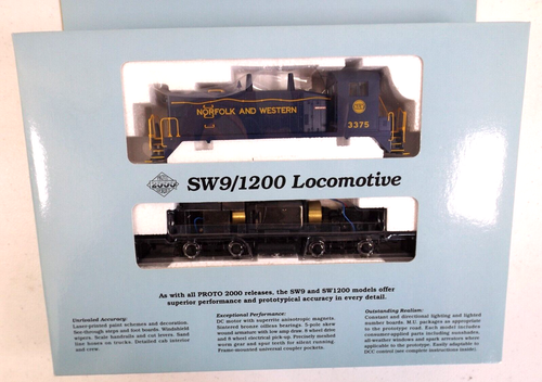 HO Proto 2000 Norfolk & Western SW9/1200 diesel engine in original box ...