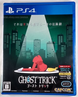 GHOST TRICK: PHANTOM DETECTIVE Brand New PS4 Game JP Release, Ships ...