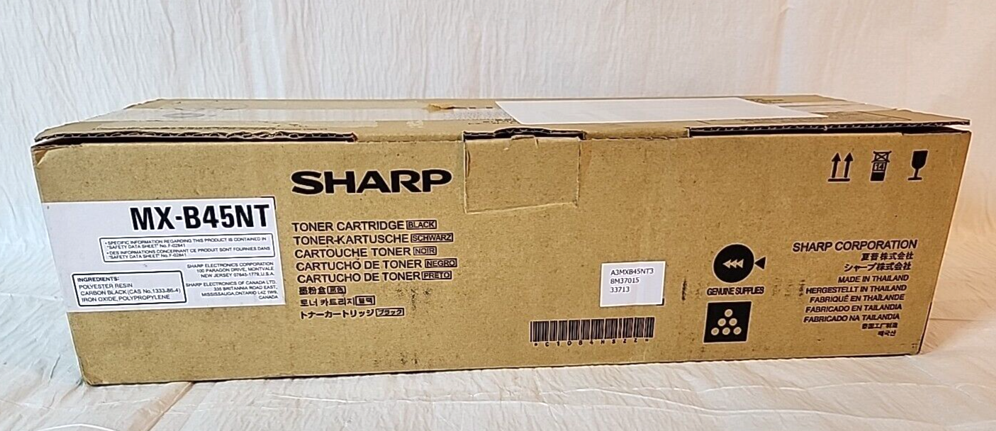 Genuine Sharp MX-B45NT Black Toner Cartridge (MXB45NT) | eBay