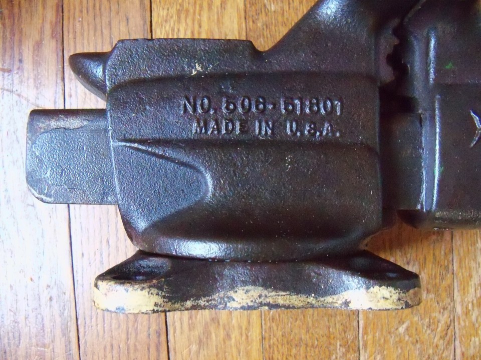 VINTAGE CRAFTSMAN 506-51801 SWIVEL BASE 3.5" BENCH VISE USA | eBay