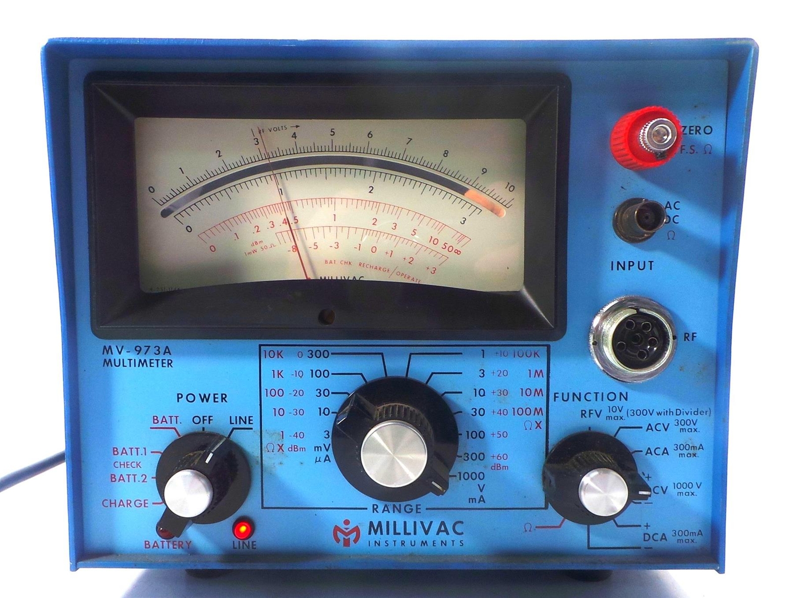 MILLIVAC INSTRUMENTS MV-973A MULTIMETER -Free shipping | eBay