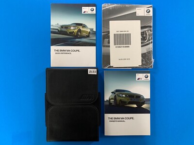 2017 BMW (F82) M4 Coupe Owners Manual Owner Supplement Books Set, OEM M ...