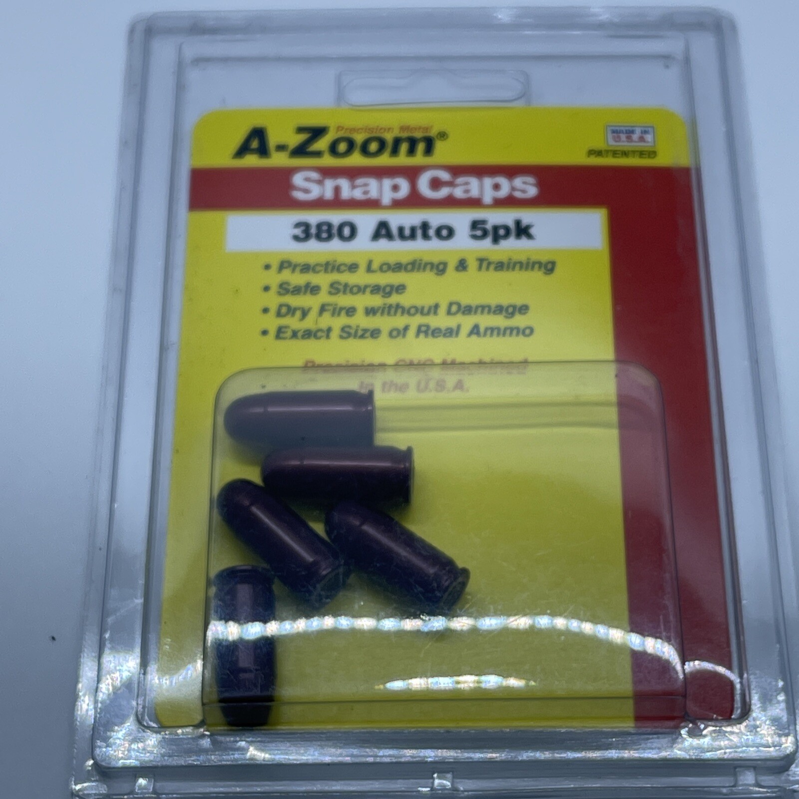 A-Zoom Pistol Precision Metal Snap Caps 380 Auto Pack of 5 15113 | eBay