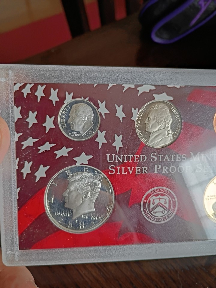 2003 S United States Mint SILVER Partial Set 5 Coins No COA Or Box | eBay