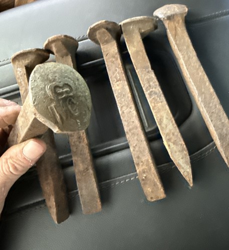 Vintage Lot Of 6 Railroad Stakes Stamped | eBay