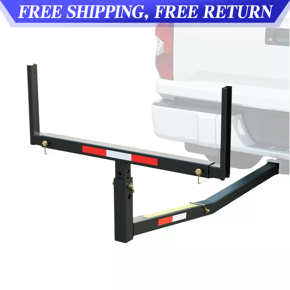 Pick up Truck Bed Hitch Extender Extension Rack Ladder Canoe Kayak Boat ...