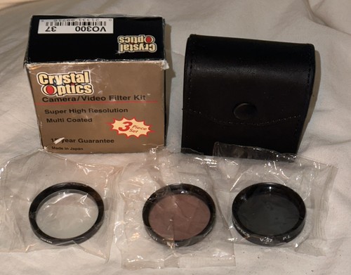 Crystal Optics Digital Video 3 Piece Lens 37MM FILTER KIT UV/PL/F-DL ...