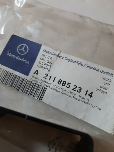 MERCEDES W211 E C219 CLS STAFFA SUPERIORE PARAURTI POSTERIORE OEM ...