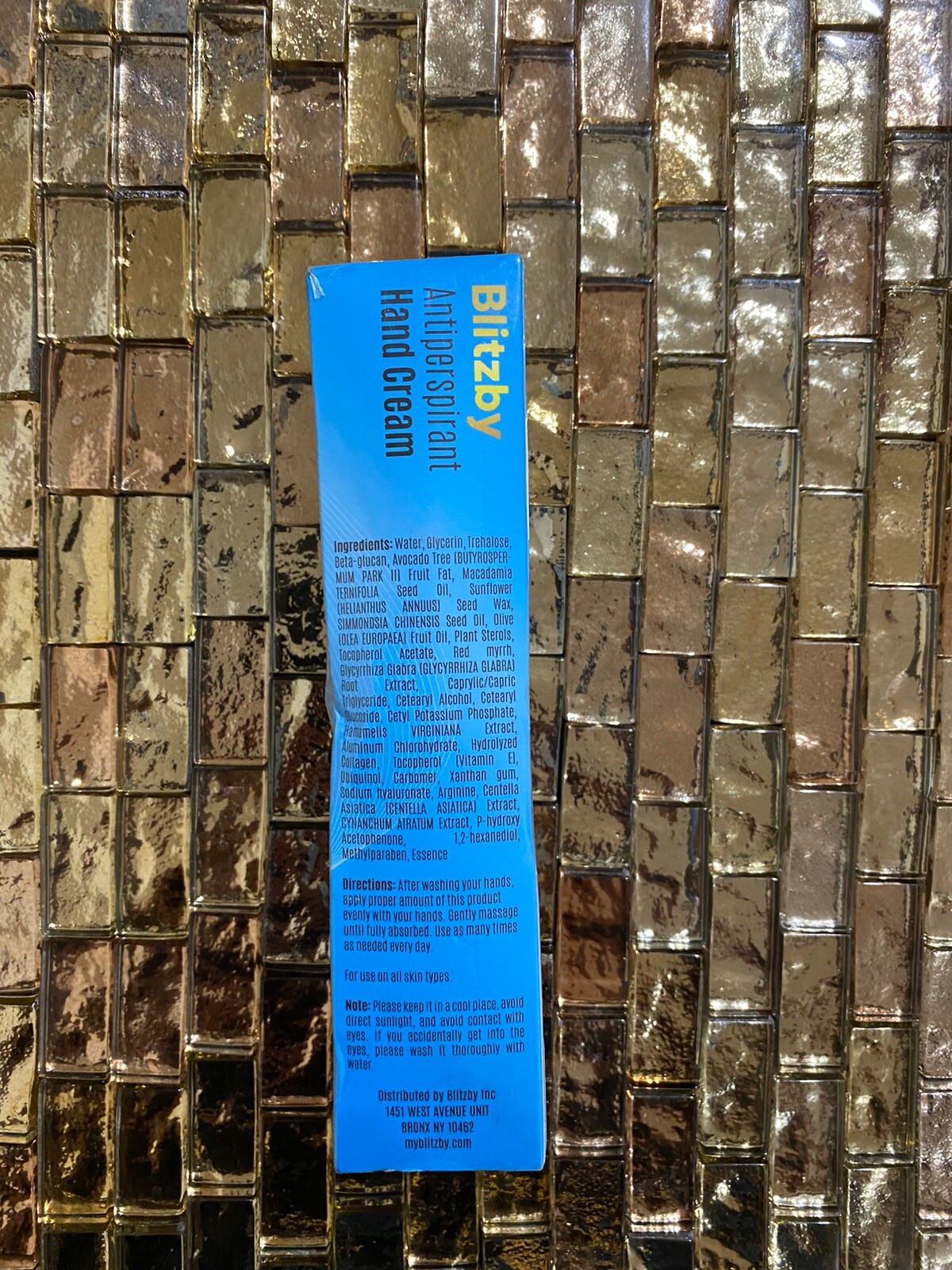 Blitzby Antiperspirant Hand Cream for Hyperhidrosis and Hand Sweat 50ml ...