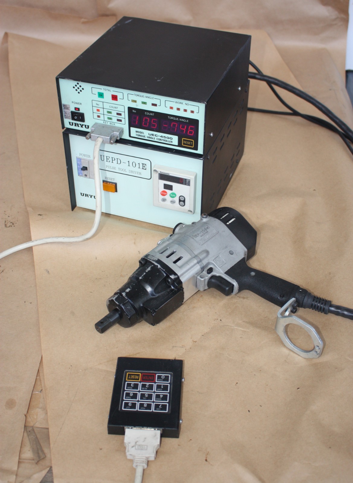 URYU UEP-100MCS Pulse Tool Oil-pulse Torque Nutrunner Hydraulic Impulse ...