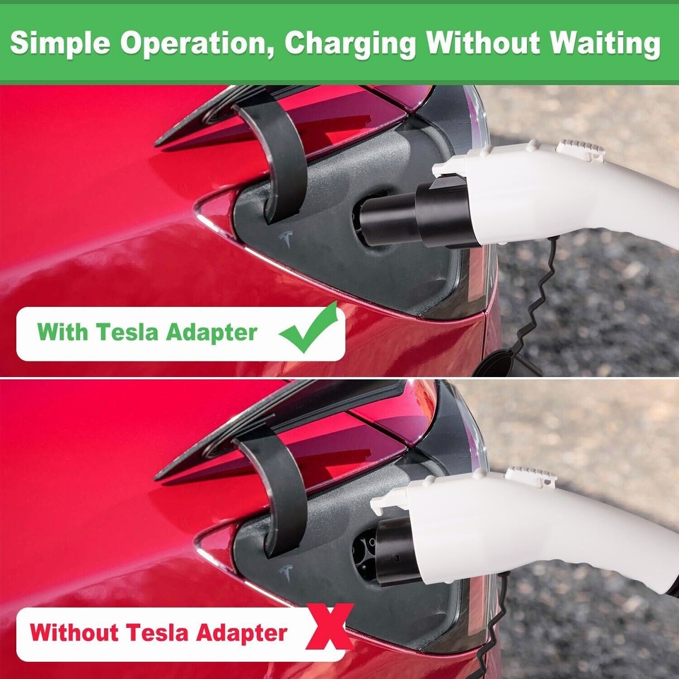 NEW Tesla SAE J1772 Charging Charger Adapter Original OEM Model S 3 X Y ...