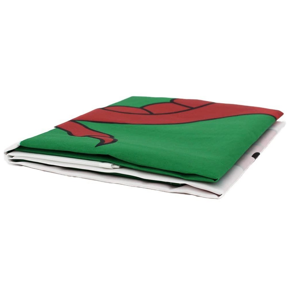 Giant Welsh Flag 2X3FT Wales Dragon CYMRU Rugby Football Sports Game ...