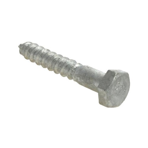 Qty 30 Hex Coach Screw M8 x 65mm Metric Galvanised HDG Galv Timber Lag ...