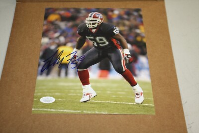 BUFFALO BILLS LONDON FLETCHER #59 SIGNED 8X10 PHOTO LB THROWBACK ZONE ...