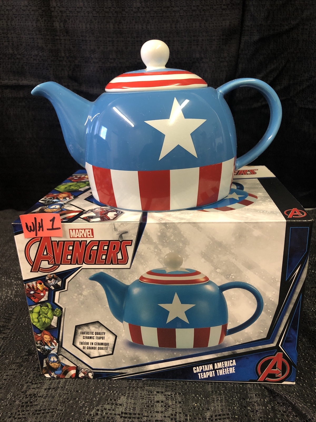 MARVEL AVENGERS CAPTAIN AMERICA CERAMIC TEAPOT 32OZ. NIB | eBay