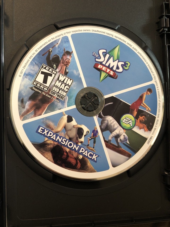 Sims 3: Pets ( PC/MAC) The Sims Expansion Pack 14633196221| eBay