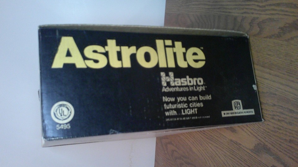 vintage Hasbro Astrolite futuristic buildings lighted with color ...