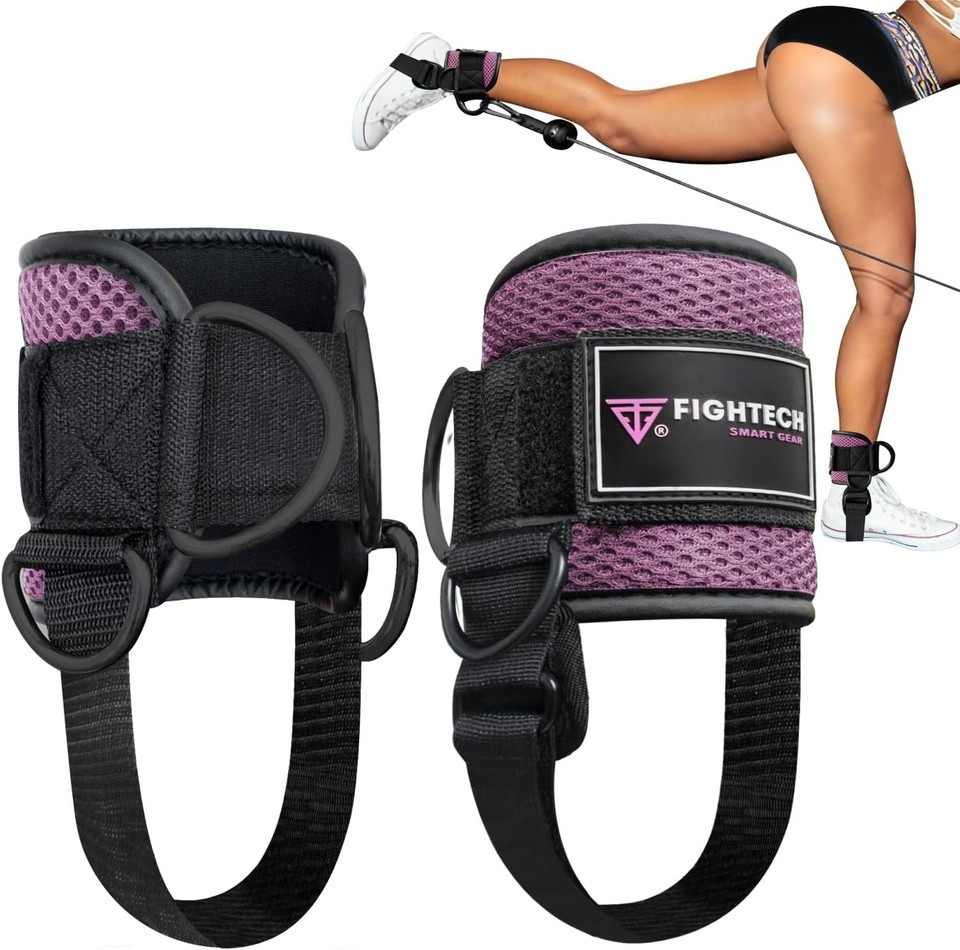Cable Kickback Ankle Straps - Durable Nylon, Max Glute Activation ...