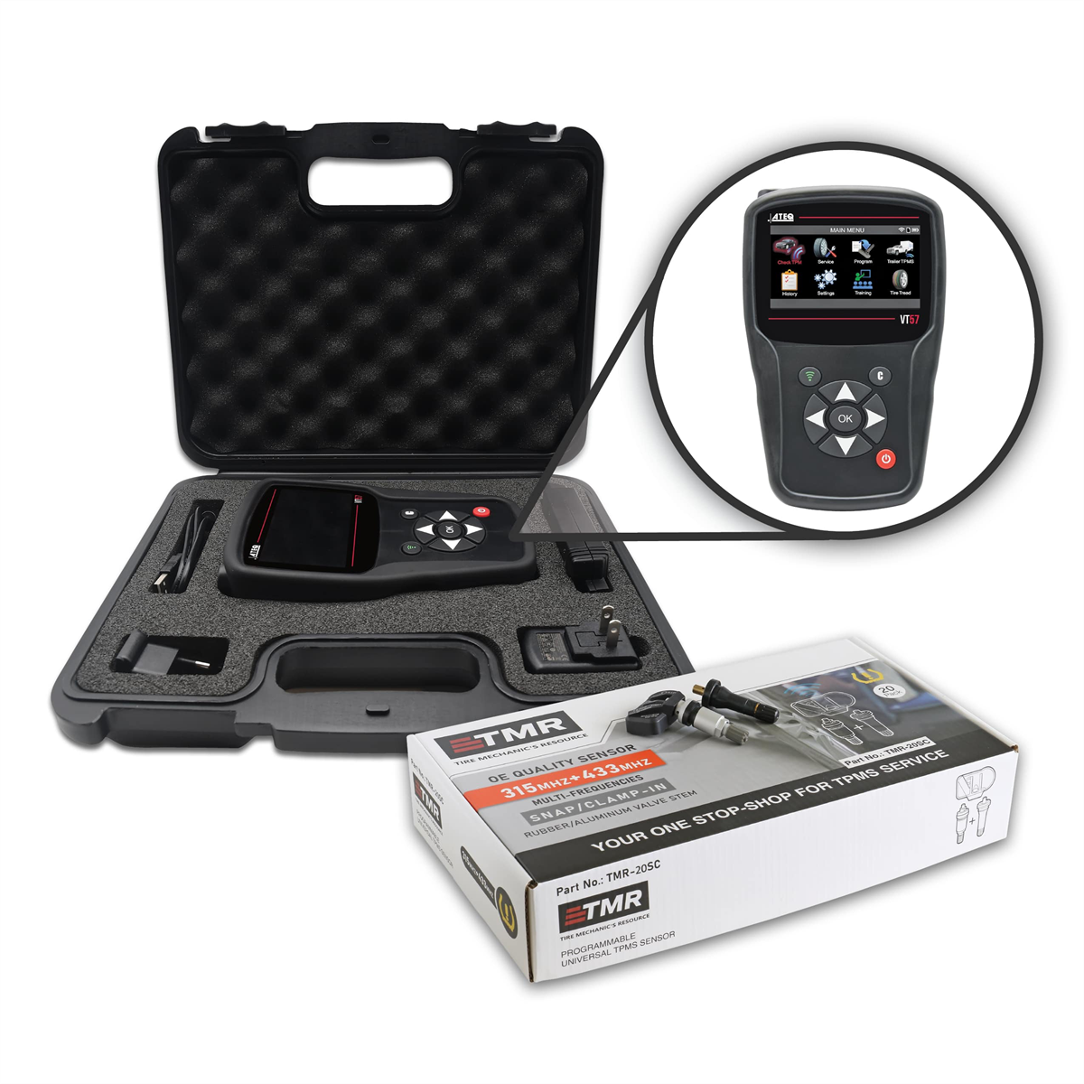 Tire Mechanic's Resource 20 Pack TMRTPMS with VT57 Program Tool | eBay