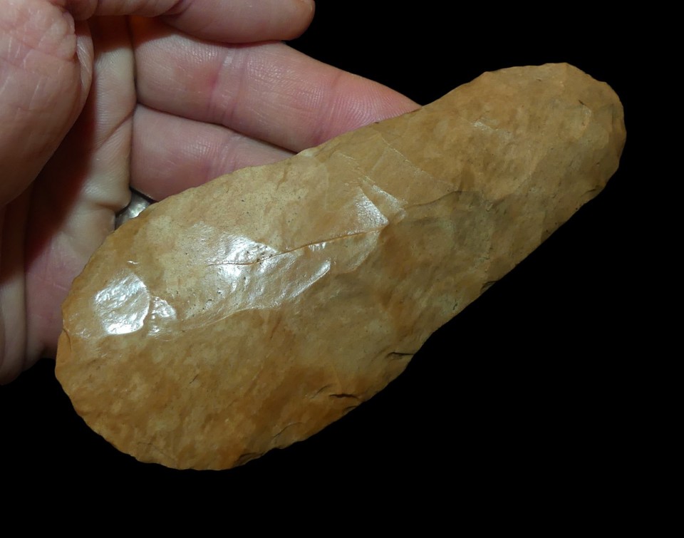 CHERT ADZE TENNESSEE AUTHENTIC INDIAN ARROWHEAD ARTIFACT COLLECTIBLE ...