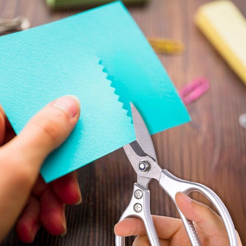 Heavy Duty Leather Scissors All Metal Large Comfortable Shears ...