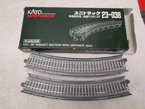 KATO UNITRACK VIADUCT SECTION Track N Scale GAUGE TRAIN RAILROAD LAYOUT ...