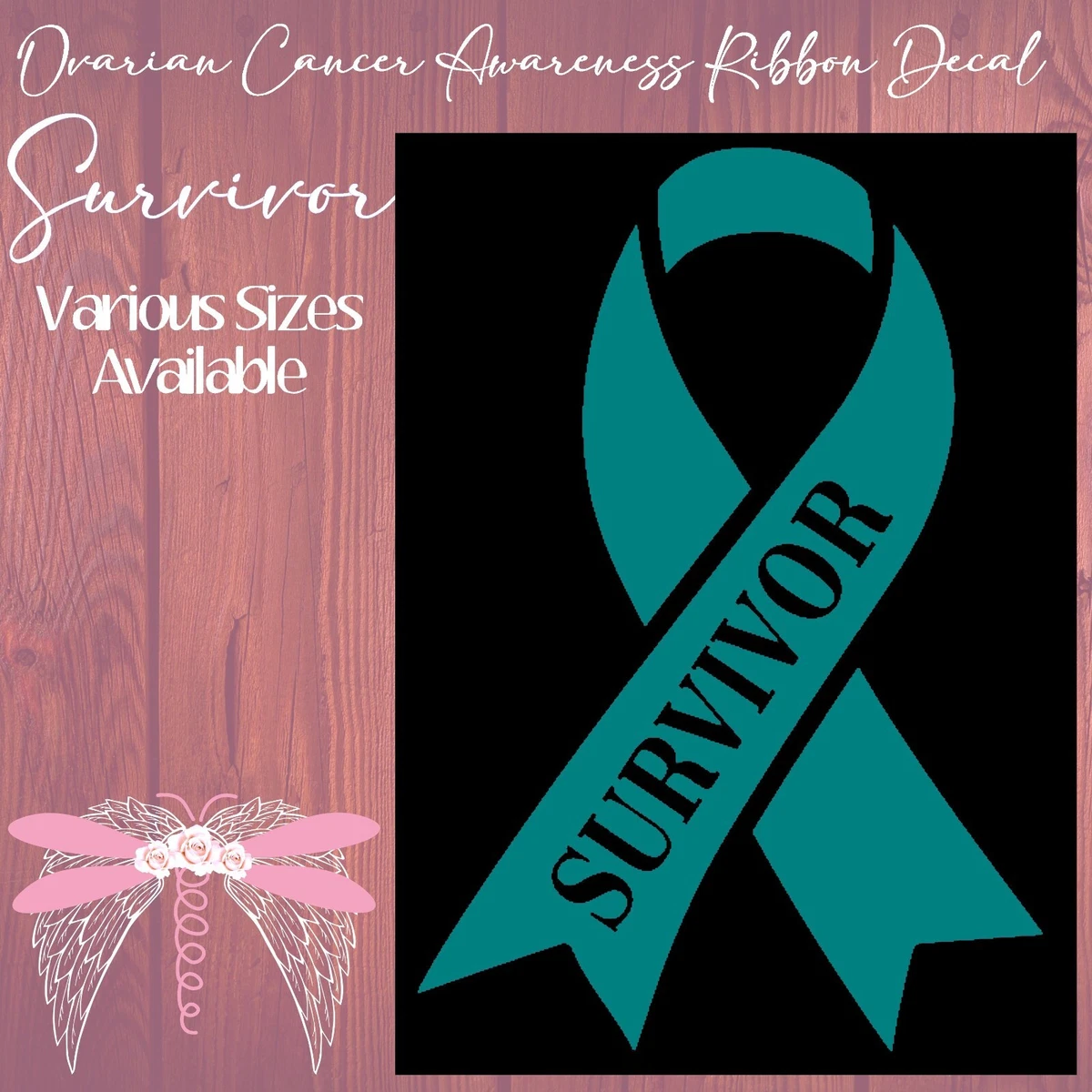 Ovarian Cancer Survivor Ribbon