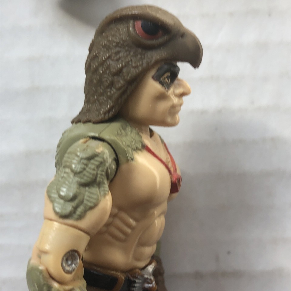 Vintage GI Joe Raptor Figure W/ Bird Falcon 1987 Hasbro Toy V1 ARAH USA ...