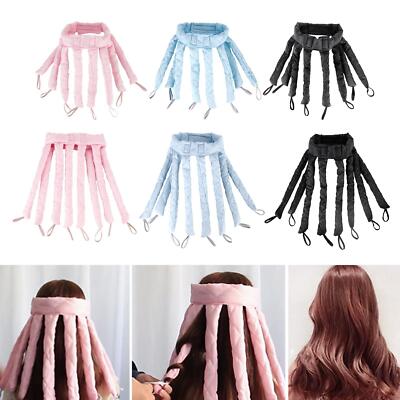 Octopus Design Heatless Hair Curlers Sleep Overnight Curls Women Girl'S ...