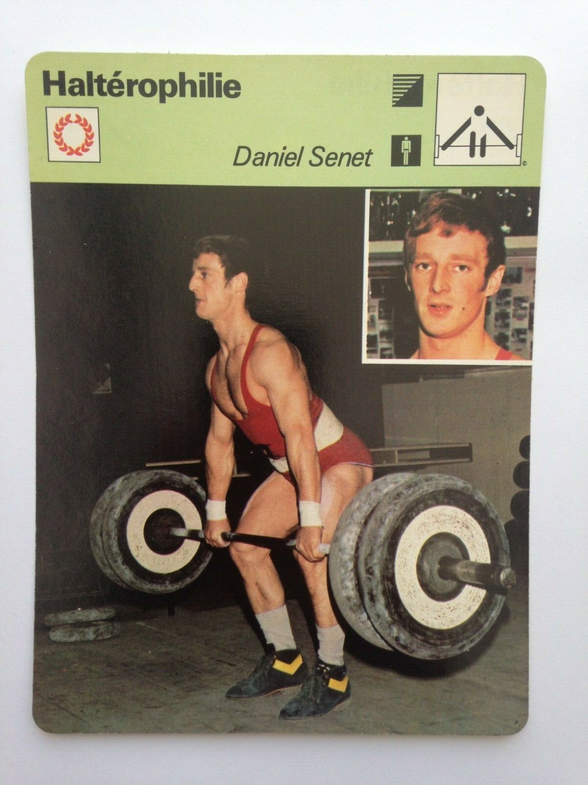 CARTE EDITIONS RENCONTRE 1978 / HALTEROPHILIE - DANIEL SENET | eBay