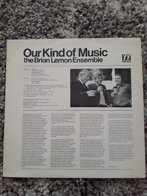 BRIAN LEMON ENSEMBLE ‎/ OUR KIND OF MUSIC *IMPORT VINYL LP ON 77 ...