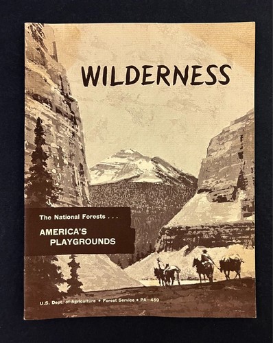 1967 United States National Forests Parks Wilderness Guide Vintage ...