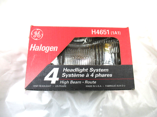 Automobile Halogen Headlight High Beam GE H4651 (1A1). Replaces 4651 ...