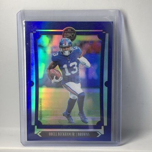 2019 Panini Legacy - Odell Beckham Jr. #75 Blue 44/50 New York Giants ...