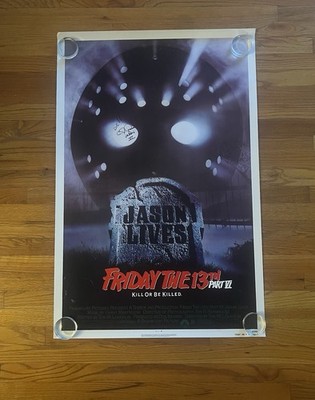 Friday The 13th Part VI Original Rolled Movie Poster 1986 Signed By C.J ...