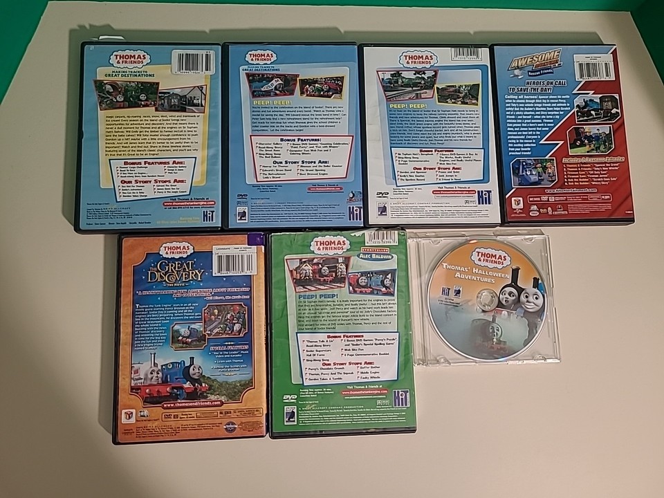 Thomas The Train DVD Lot Of 7 Untested | eBay