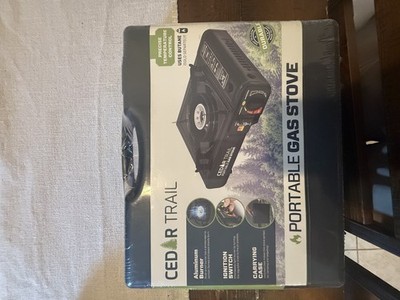 Cedar Trail Portable Butane Gas Stove w/Carry Case Ignition Switch ...