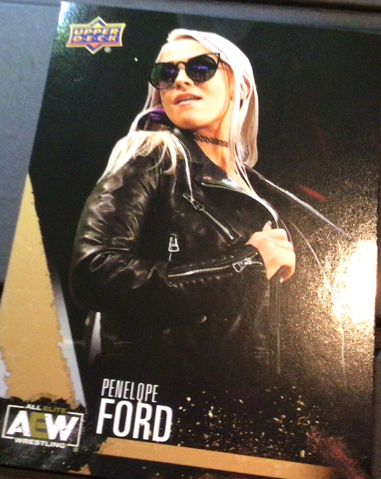 Penelope Ford AEW 2021 First Edition Upper Deck GOLD Card #6 | eBay
