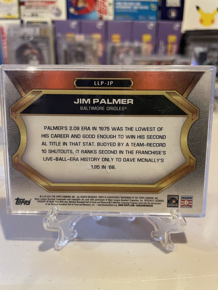 2013 Topps Update League Leaders Pins Jim Palmer #LLP-JP HOF | eBay