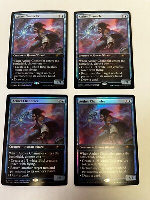 MTG Aether Channeler Foil Promo Card x4 FREE SHIPPING!!! | eBay