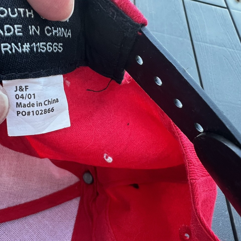 Flash DC Comics Logo on Youth Red Hat Cap w Black Bill Goofy Hat CO. | eBay